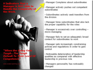 Work Complexity and the person - match your leadership to the work